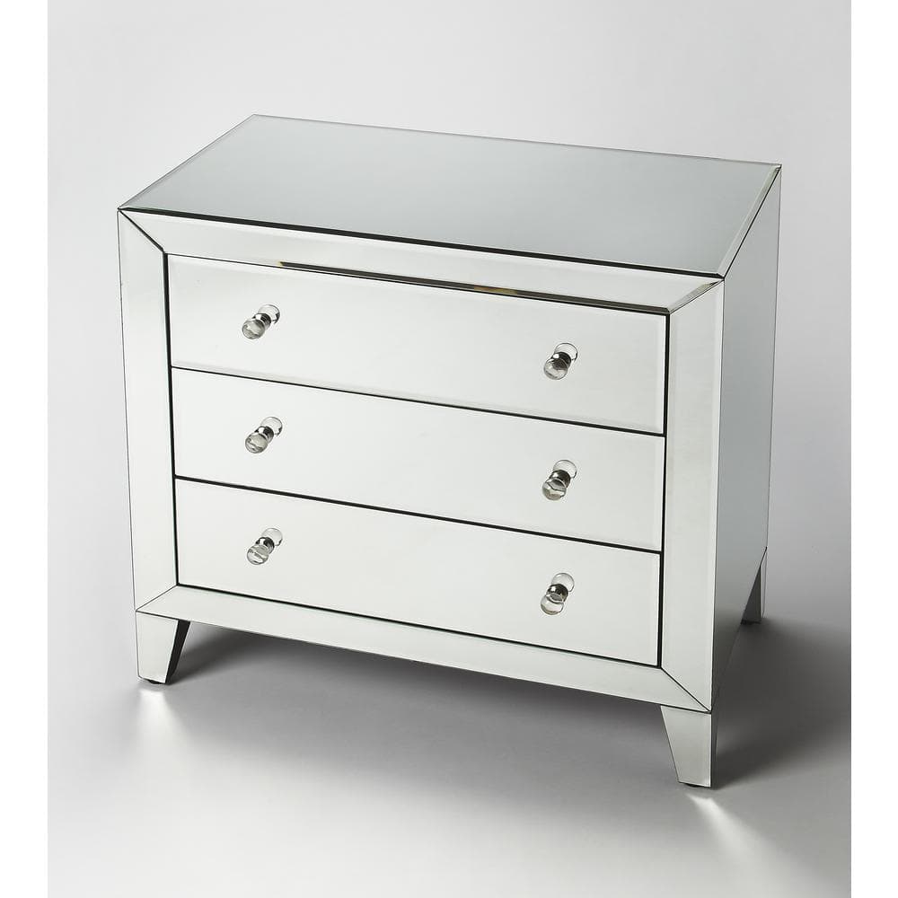 Butler Specialty Company Butler Emily Mirrored 3 Drawer Chest 3800146 ...