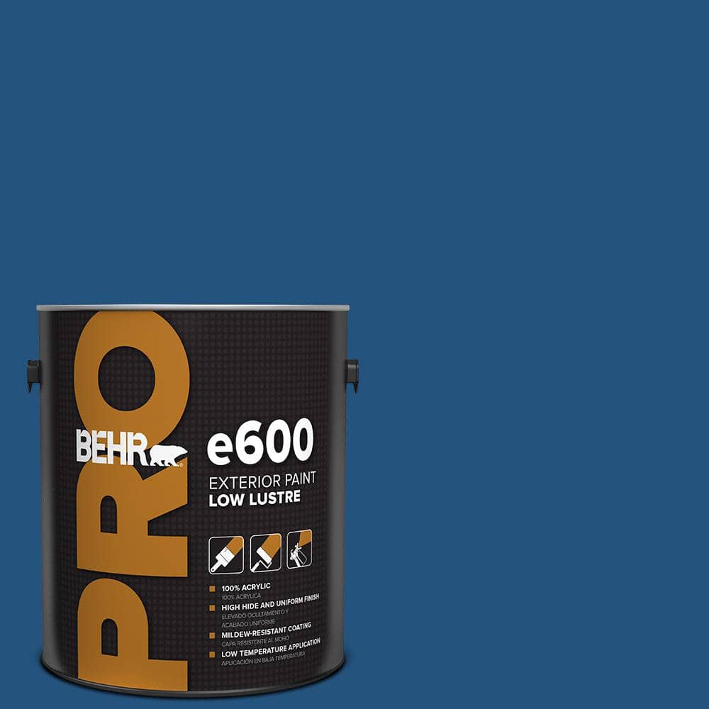 BEHR PRO 1 gal. #S-H-570 Blueberry Twist Low Luster Exterior Paint ...