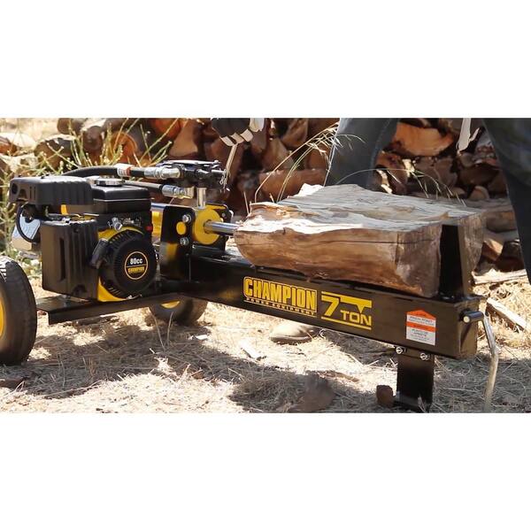 Reviews for Champion Power Equipment 7 Ton 79cc Compact Horizontal Gas Hydraulic Log Splitter with Auto Return Pg 3 The Home Depot