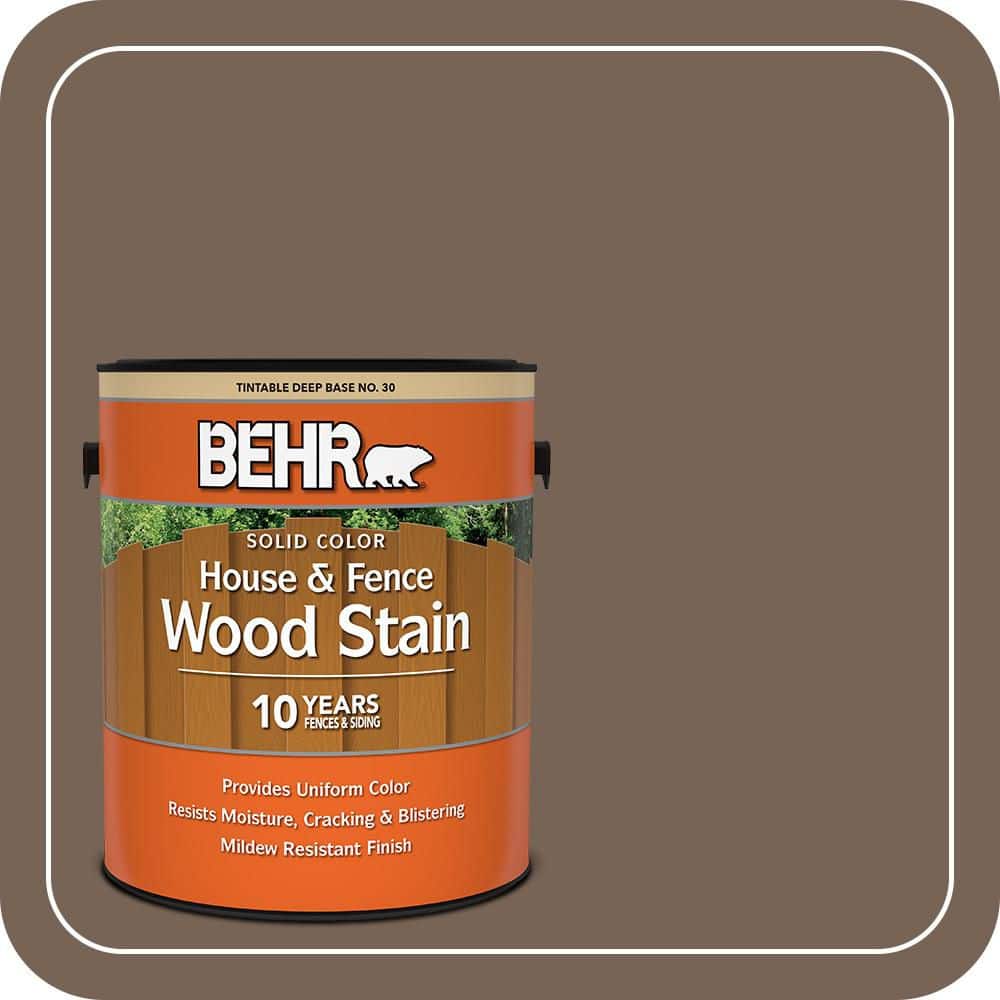 BEHR 1 gal. #SC-141 Tugboat Solid Color House and Fence Exterior Wood ...