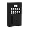 Kwikset SmartCode 260 Contemporary Matte Black Keypad Single Cylinder ...