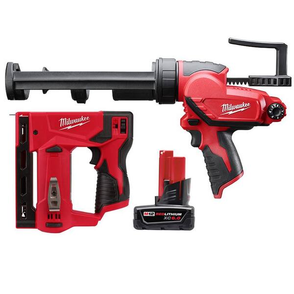 Milwaukee M12 12V Lithium Ion Cordless 3 8 In Crown Stapler With M12 Milwaukee M12 12V Lithium Ion Cordless 3 8 In Crown Stapler With M12