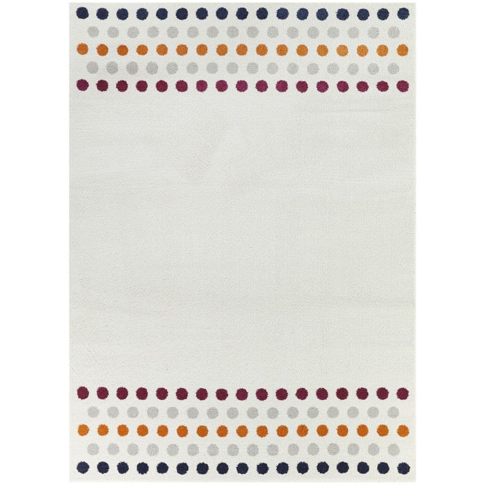 BALTA Dots Magenta 5 ft. 3 in. x 7 ft. Dots Area Rug 3098485 - The Home ...
