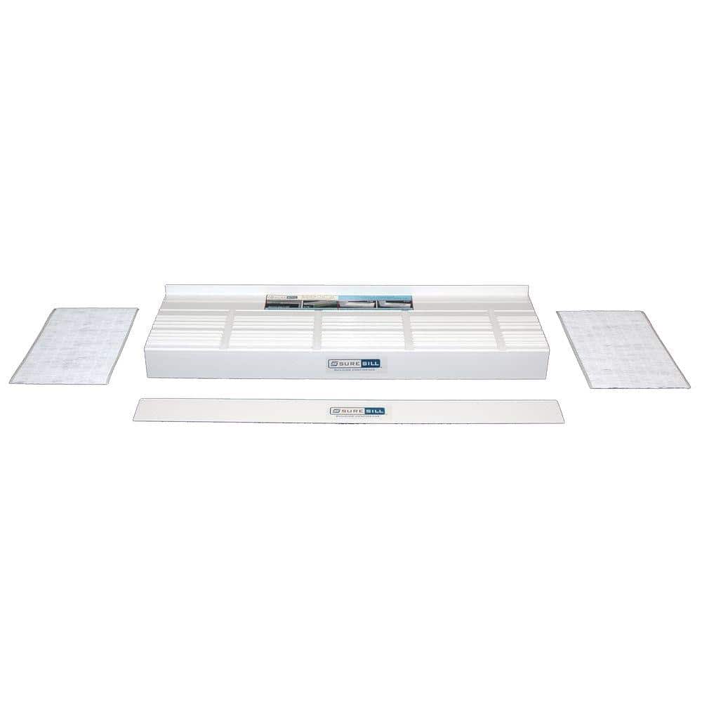 SureSill 11X 39 in. PVC Adjustable Depth Sloped Sill Pan Flashing Kit ...