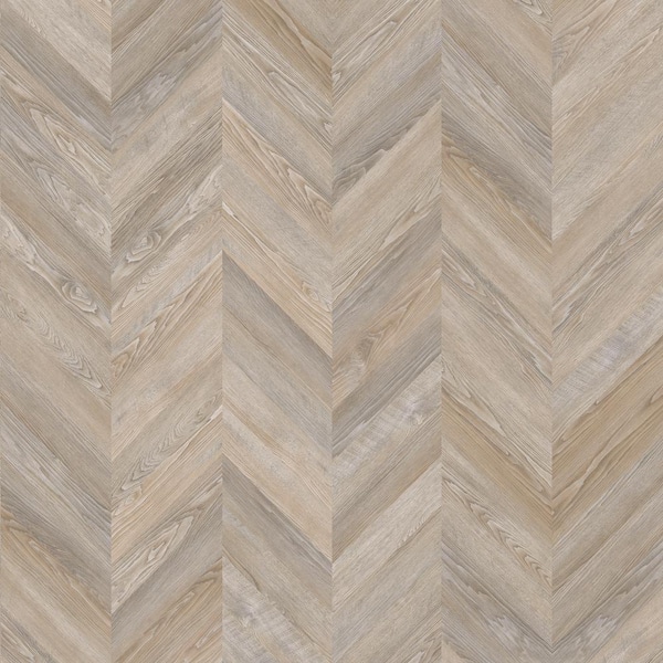 Lifeproof Chevron Lake Jasper Ash 12 MIL x 12 in. W x 28 in. L Click Lock Waterproof Luxury ...