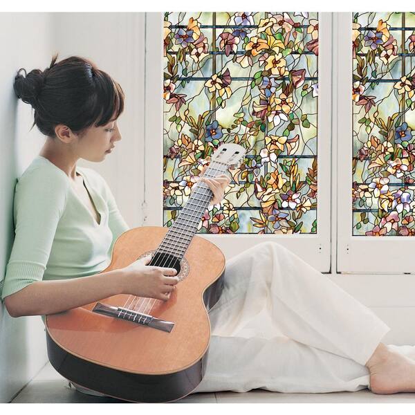 Artscape 24 in. x 36 in. Trellis Decorative Window Film 01-0149 - The ...