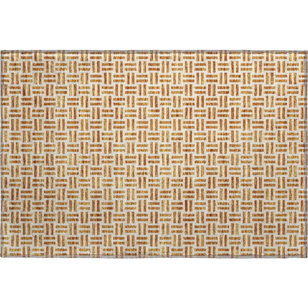 Addison Rugs Mayfield Premium Machine Washable Abstract AMF978 Copper 1 ...
