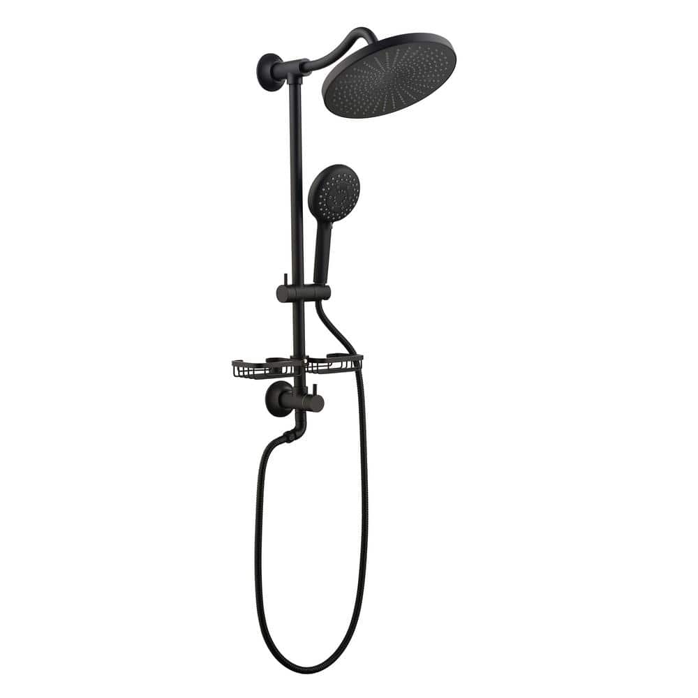 Utopia 4niture Charize Single Handle Round Shower Faucet with 10 in ...