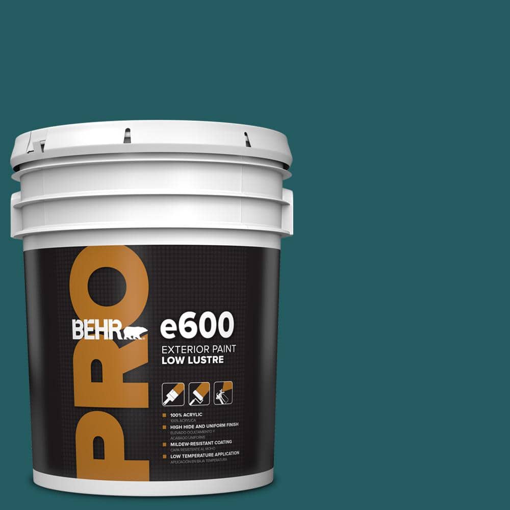 BEHR PRO 5 Gal. #S450-7A Out to Sea Low Luster Exterior Paint PR62305 ...