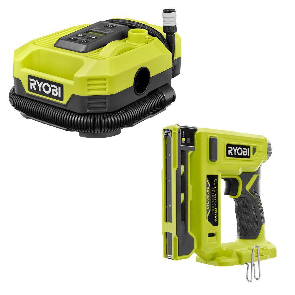 RYOBI ONE+ 18V Cordless Dual Function Inflator/Deflator with ...