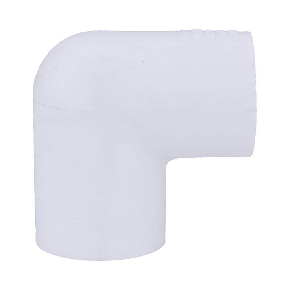 Charlotte Pipe 1/2 in. PVC Schedule. 40 90-Degree S x FIP Elbow Fitting ...