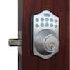 E-Digital E-910 Satin Chrome Single Cylinder Electronic Deadbolt Keypad ...