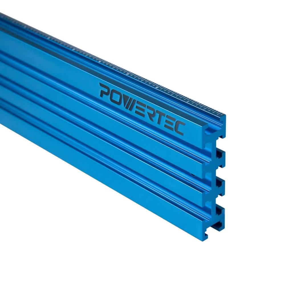 ‎POWERTEC Multi T-Track Fence with Laser Measure Right to Left, 3 in ...