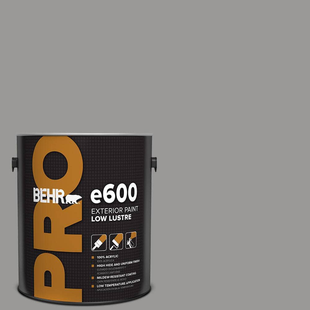 BEHR PRO 1 gal. #HDC-NT-10A Dolphin Gray Low Luster Exterior Paint ...