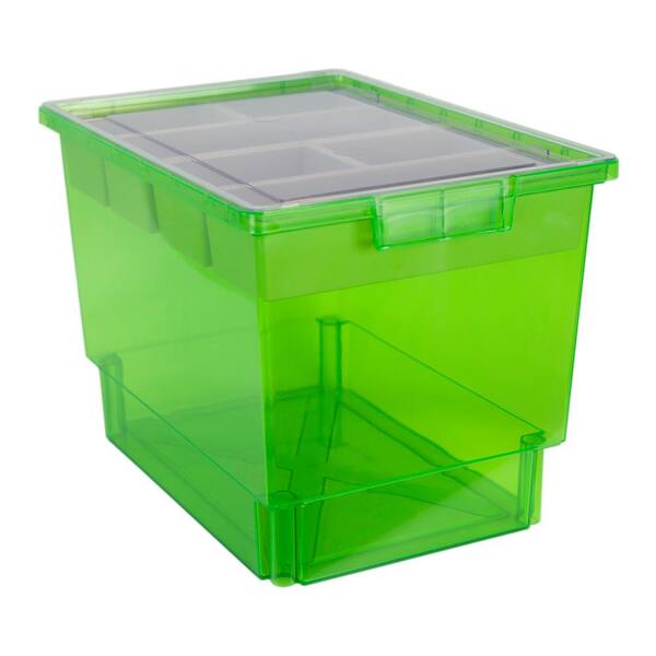 StorSystem Bin/ Tote/ Tray Divider Kit - Triple Depth 12 in. Bin in ...