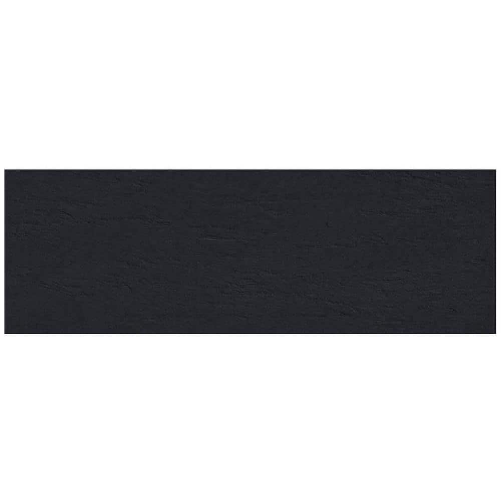 Apollo Tile Imprint 11.81 in. x 35.44 in. Matte Black Ceramic Rectangle ...