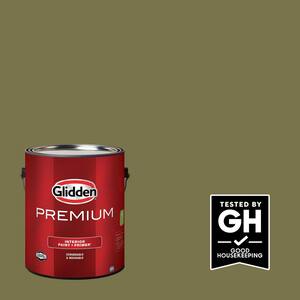 Glidden Diamond 1 qt. PPG1113-6 Green Briar Satin Interior Paint with ...