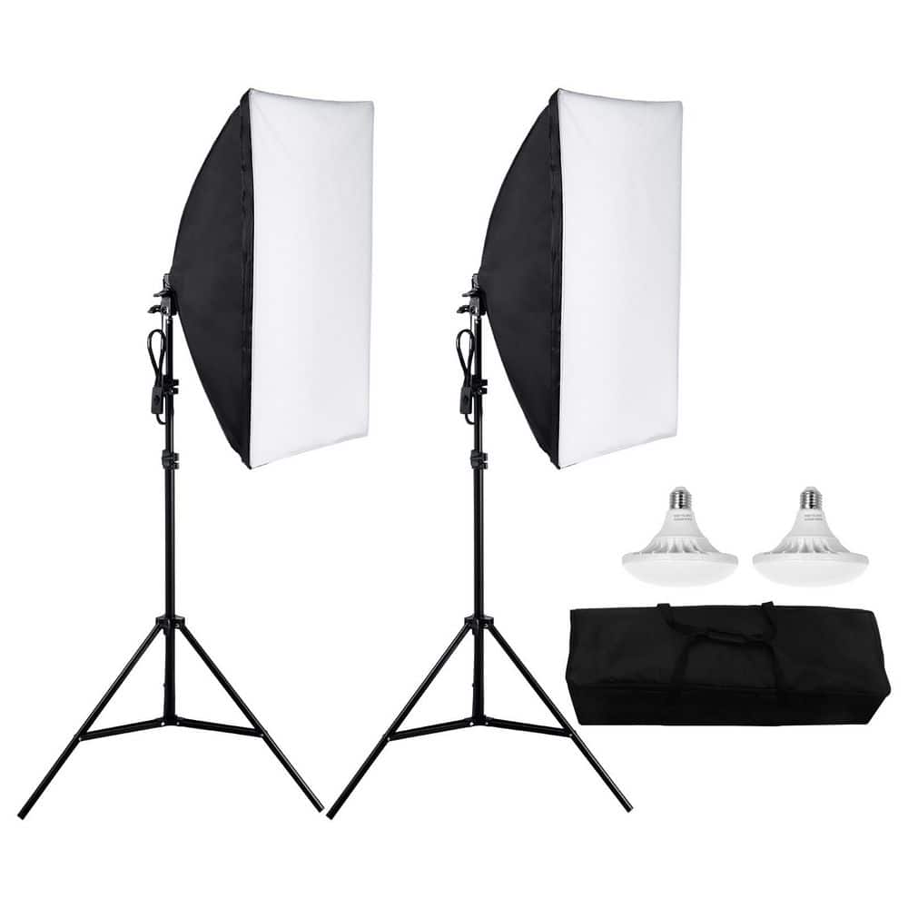 SKYSHALO Softbox Lighting Kit, 20 in. x 28 in. Professional Softbox ...