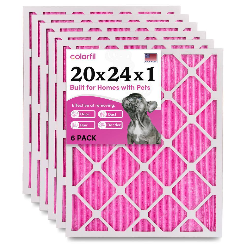 COLORFIL 20 in. x 24 in. x 1 in. Odor Removal and Color Changing ...