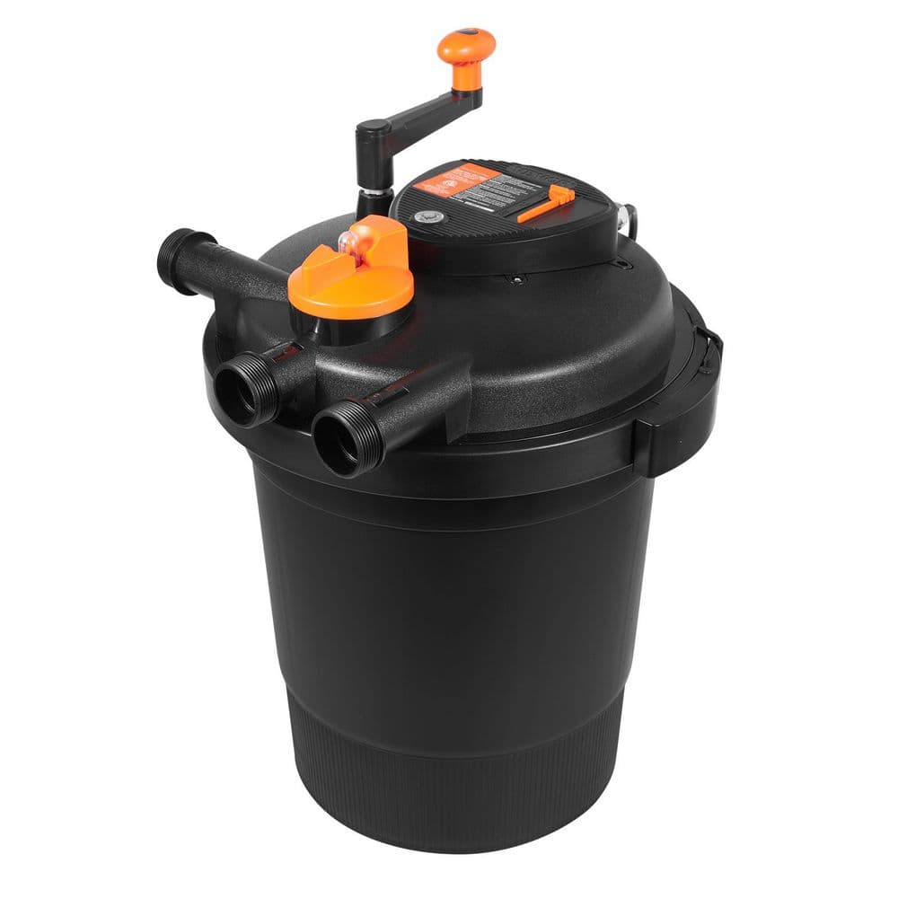 SKYSHALO Bio Pressure Pond Filter up to 3200 Gal. with 13-Watt UV-C ...