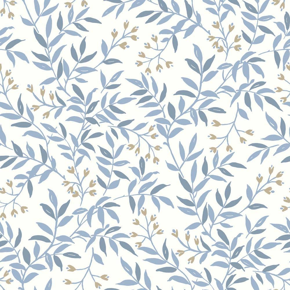 Chesapeake Senna Blue Pre-Pasted Non-Woven Wallpaper 4134-72521 - The ...
