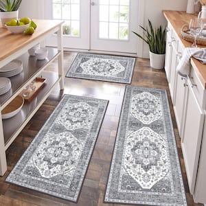 Boho Kitchen Mats Set of 3 TG-D6-03197 - The Home Depot