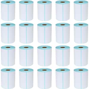 4 x 6 Direct Thermal Shipping Labels 4000 Count 3 Core Perforated Zebra Compatible Strong ...