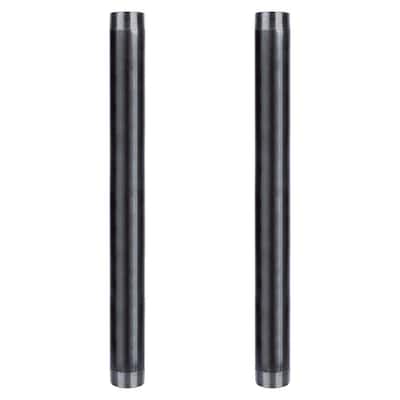 2" - Black Pipe - Pipe - The Home Depot