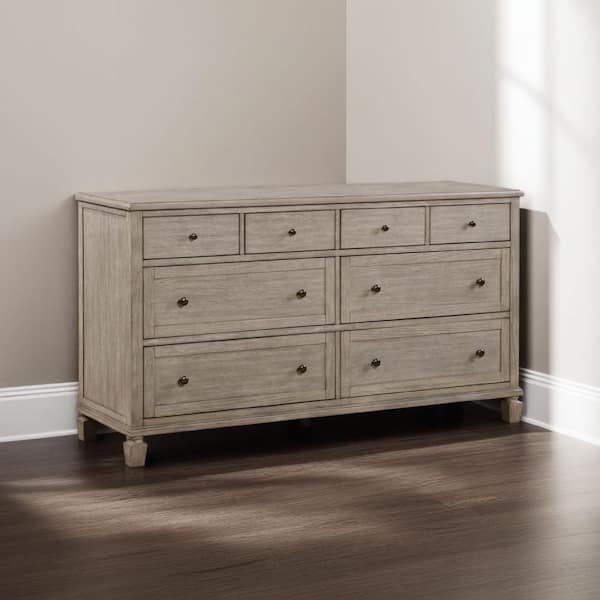 Benjara Gray 8 Drawers 20 in. Wide Chest of Drawers BM335842 - The Home ...