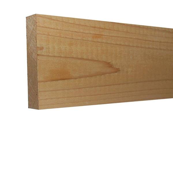 Builders Choice 7/8 in. x 4 in. x 12 ft. Kiln-Dried Cedar Board ...
