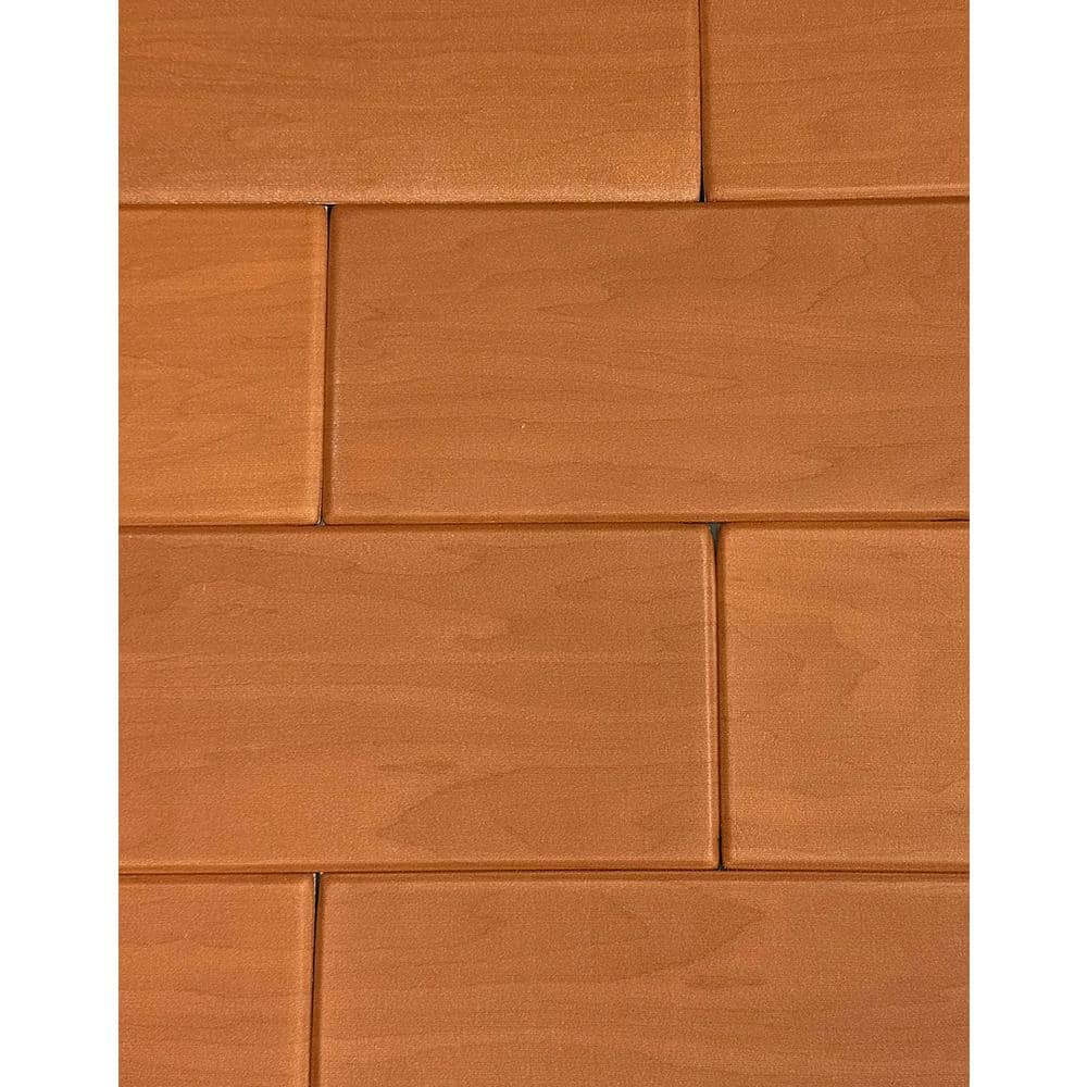 A La Maison Ceilings Early American 0.5 ft. x 3 ft. Glue up Foam Wood ...