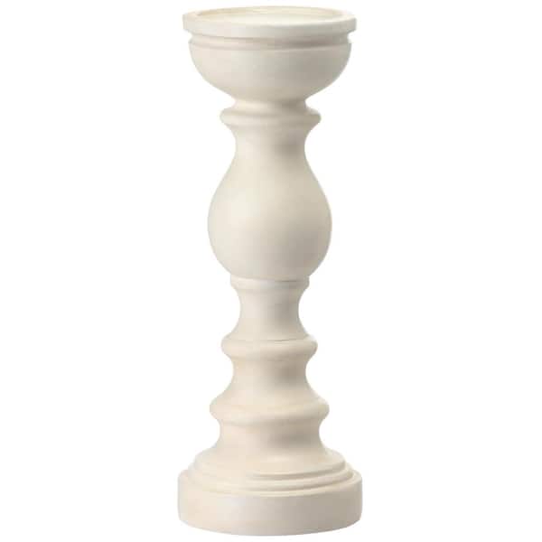 Regency International 12 in Ivory Resin Nantucket Candlestick MT23664 ...