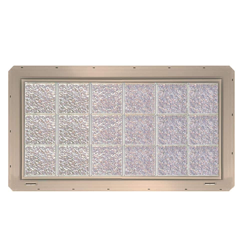 CrystaLok 46.75 in. x 24.25 in. x 3.25 in. Ice Pattern Vinyl Framed ...