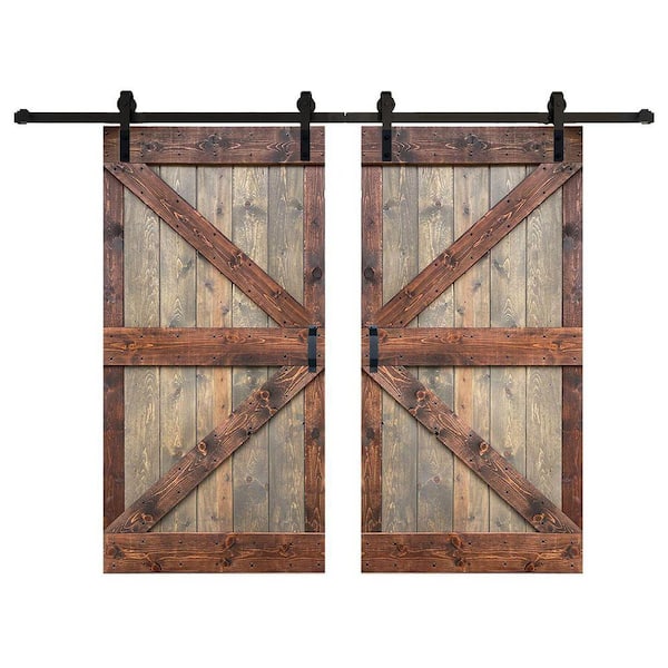 Reviews for ISLIFE K Series 60 in. x 84 in. Smoky Grey DIY Solid Wood ...