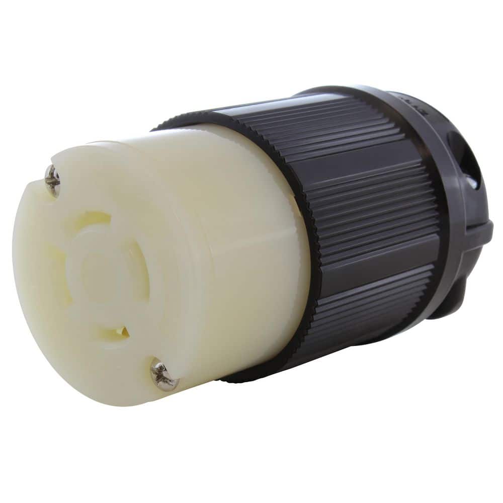 AC WORKS NEMA L16-20R 3-Phase 20A 480V 4-Prong Locking Female Connector ...