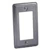 RACO 4 in. H x 2 in. W Steel Metallic 1-Gang Handy Box Cover for GFCI ...