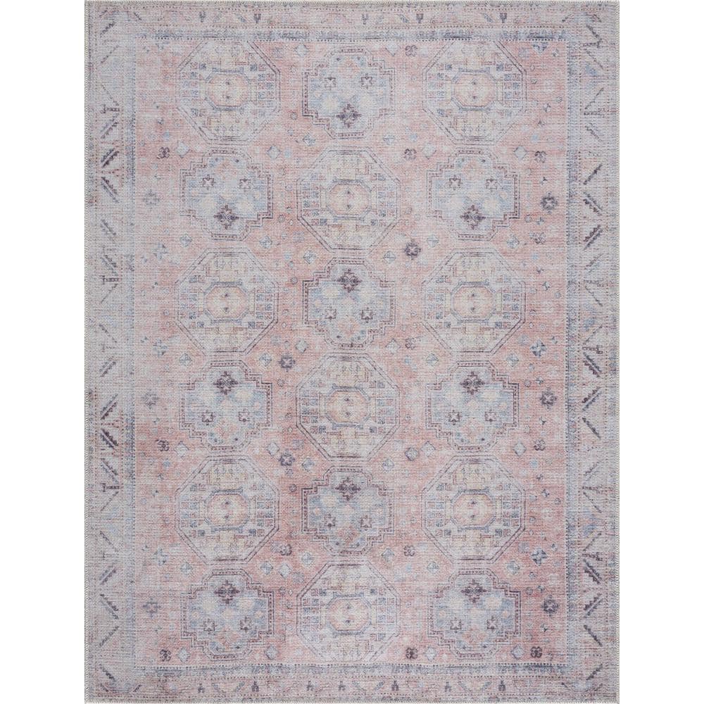 HAUTELOOM Morcott 9 ft. X 12 ft. Black, Ivory, Medium Gray Area Rug ...