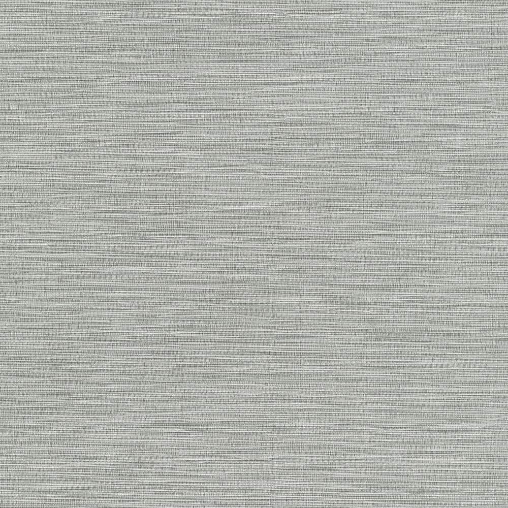 Warner San Paulo Grey Horizontal Weave Vinyl Strippable Roll (Covers 60 ...