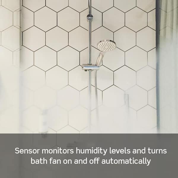 Leviton Decora In-Wall Humidity Sensor for Bathroom Exhaust Fan Control ...