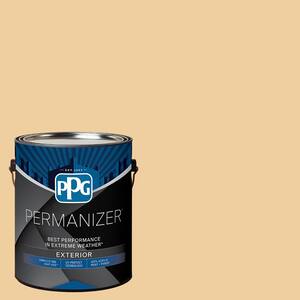 PERMANIZER 1 gal. PPG1207-4 Toffee Crunch Satin Exterior Paint PPG1207 ...
