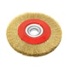WEN 8 in. x 3/4 in. Crimped Steel Bench Wire Wheel with Arbor Adapters ...