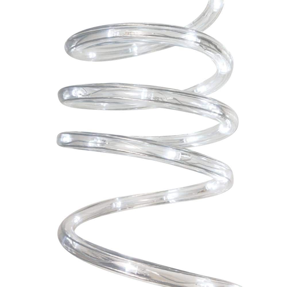 Brite Star 12 ft. 72-Light White Round Rope LED Light 37-306-00 - The ...