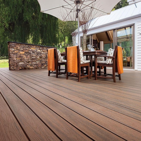 T Rex Composite Decking Spiced Rum Trex Transcend Spiced Rum Decking