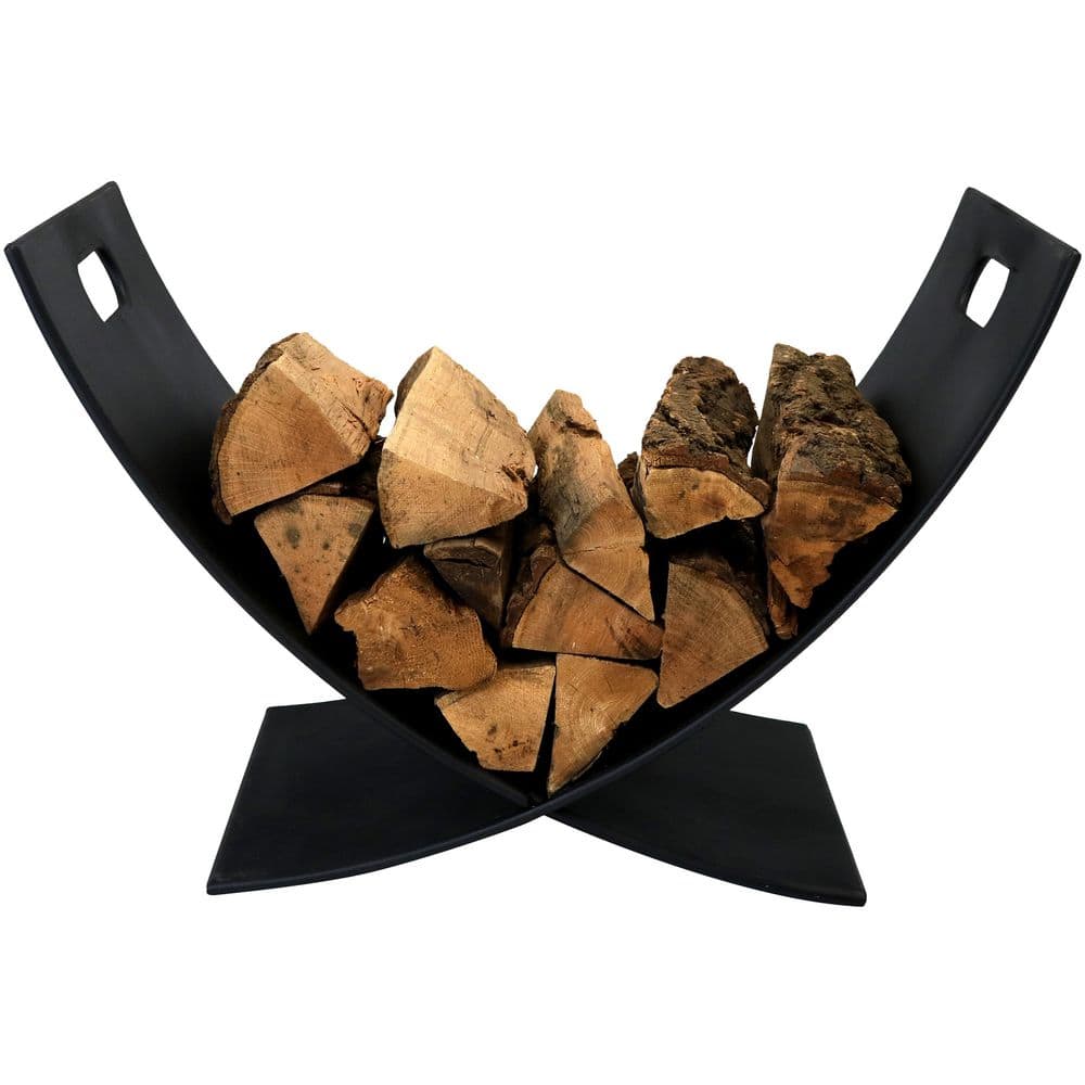 Sunnydaze 30 in. Firewood Log Holder RCM-LG556 - The Home Depot