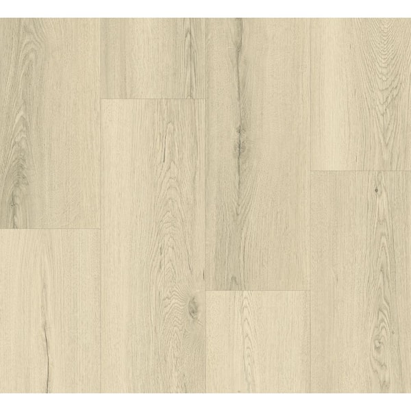 Lifeproof Osborne Oak 22 MIL x 9 in. W x 48 in. L Waterproof Click Lock Luxury Vinyl Plank ...