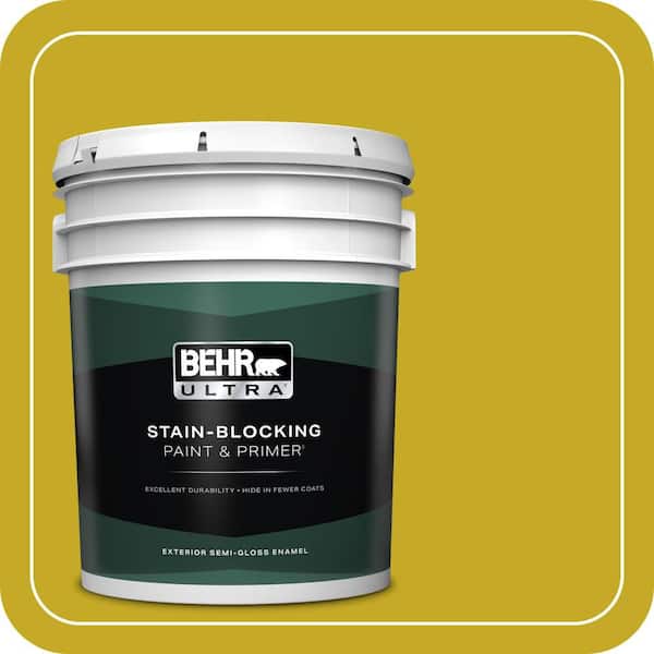 BEHR ULTRA 5 gal. Home Decorators Collection #HDC-MD-03 Citronette Semi ...