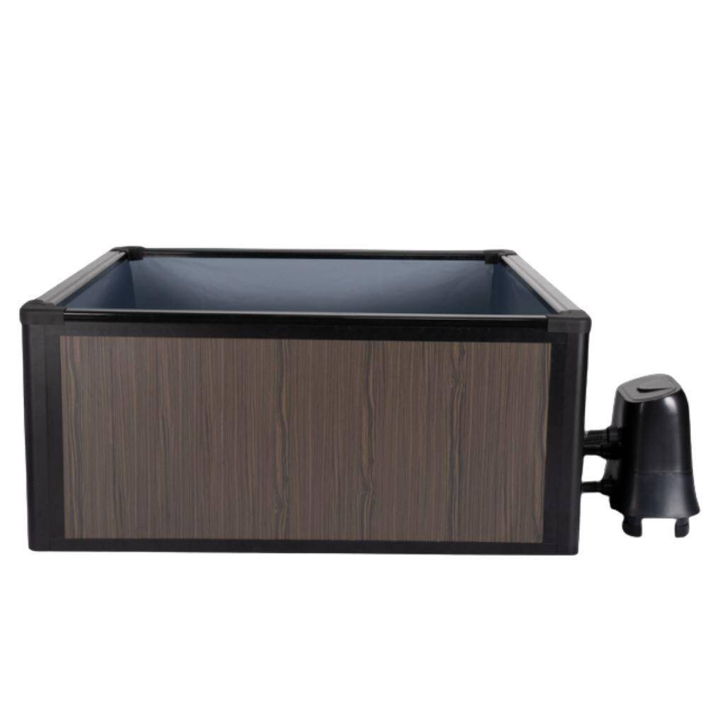 EZLIFE Sanibel 6-Person 80-Aqua-Jets 110-Volt Square Panel Foam Spa Hot ...