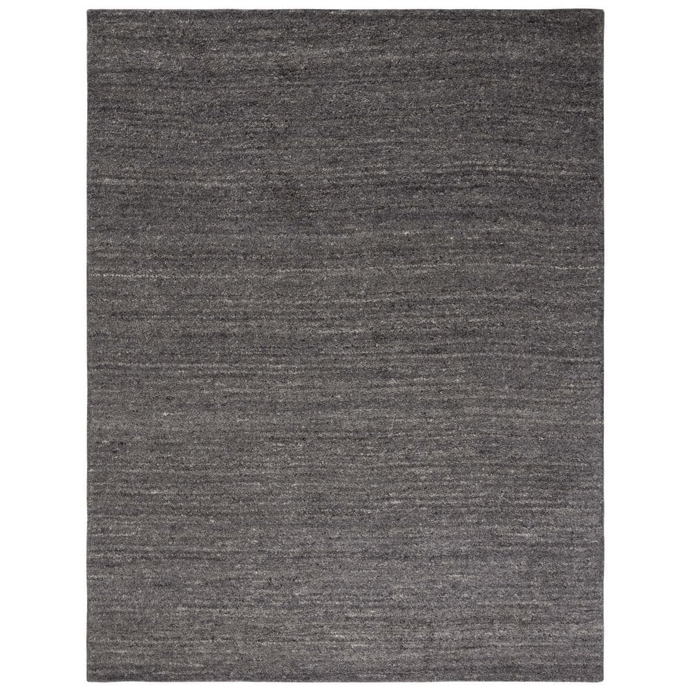 SAFAVIEH Himalaya Grey 9 ft. x 12 ft. Solid Color Area Rug HIM413H-9 ...