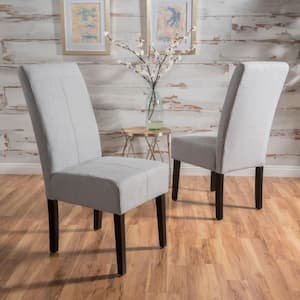 Noble House Pertica Beige Fabric T-Stitch Dining Chairs (Set of 2) 9422 ...