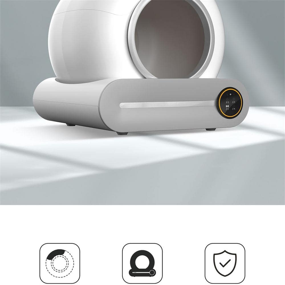 Foobrues Smart Cat Litter Box Cat Litter Box Self-Cleaning JUN23SJDEY1 ...